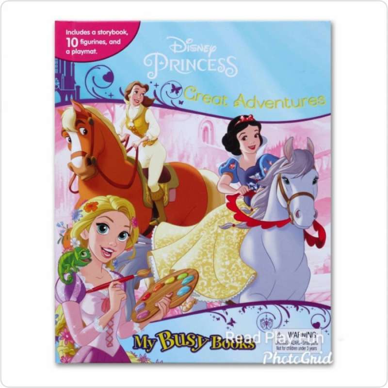 Jual My Busy Book Disney Princess Great Adventures Includes A Storybook ...