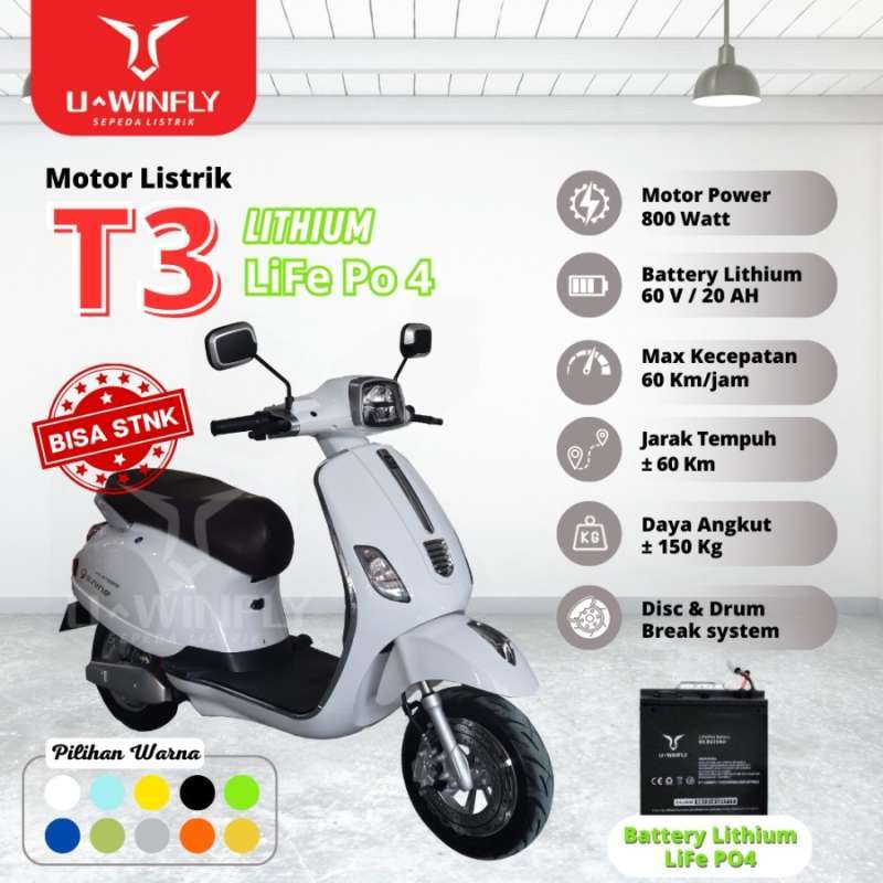 Jual Motor Listrik T3 Baterai Lithium Di Seller Meteor E-bike Store ...