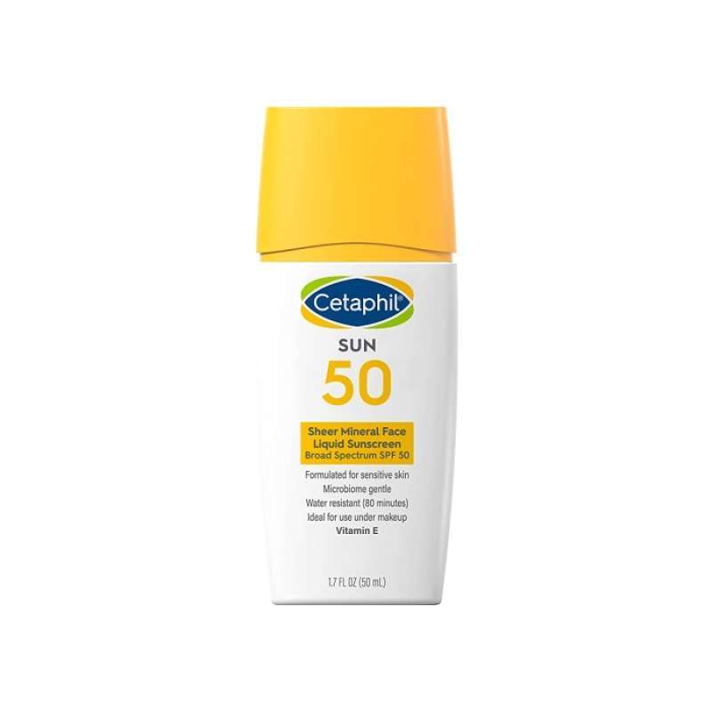 Jual Cetaphil Sheer Mineral Liquid Sunscreen SPF 50 isi 50 ML di Seller ...