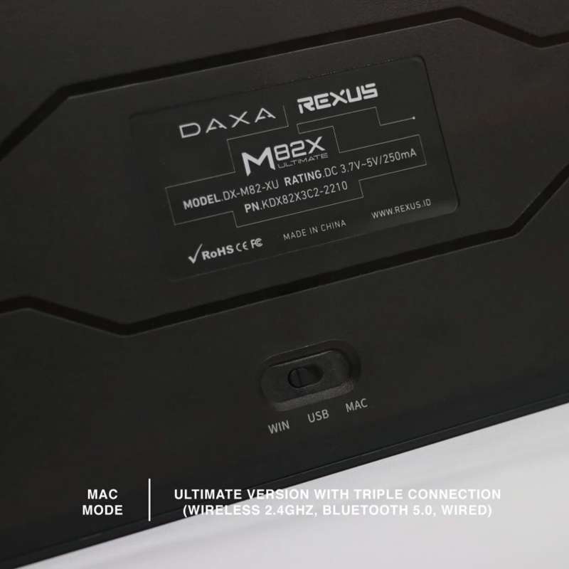 Jual Rexus Keyboard Gaming Mekanikal Daxa M82x Ultimate Black Jwick T1 ...