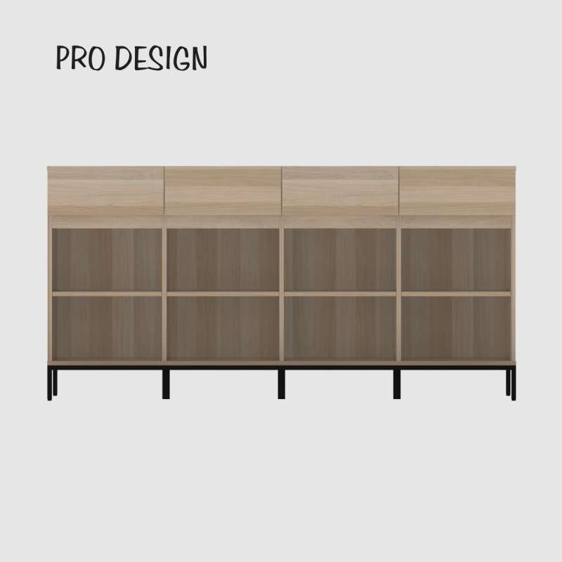 Promo Pro Design Petra Bufet Dengan 4 Pintu 4 Laci - Pro Oak Diskon 29% ...