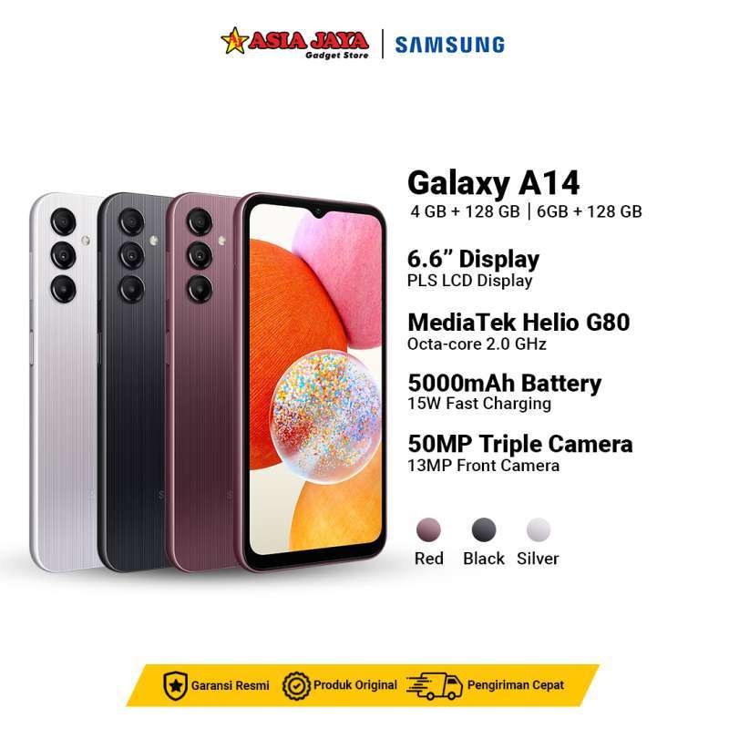 Jual Hp Samsung A14 Ram 3 Spesifikasi Original, Murah & Diskon Harga ...