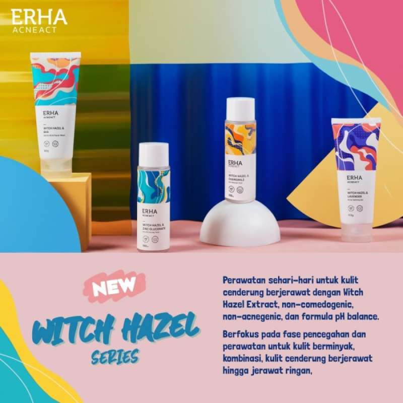 Promo Erha Acneact Witch Hazel Acne Blemish Toner - Toner Wajah Jerawat ...