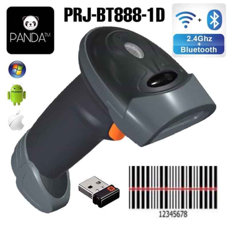 Jual Panda Prj-bt888-1d Wereless Laser Barcode Scanner (bluetooth+2.4g ...