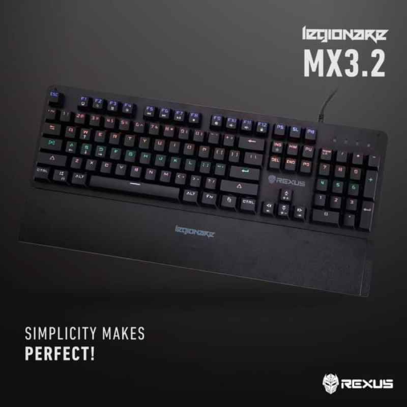 Jual Rexus Keyboard Gaming Mechanical Legionare MX3.2 - Mx3.2 di Seller ...