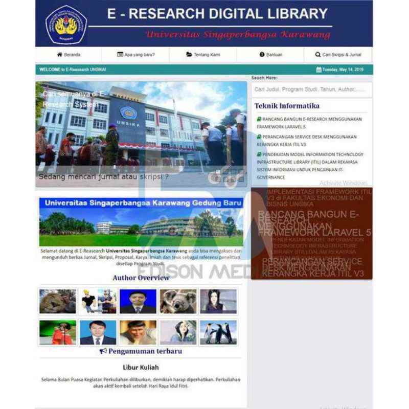 Jual Source Code Aplikasi E Research Library Jurnal Buku Berbasis Web ...