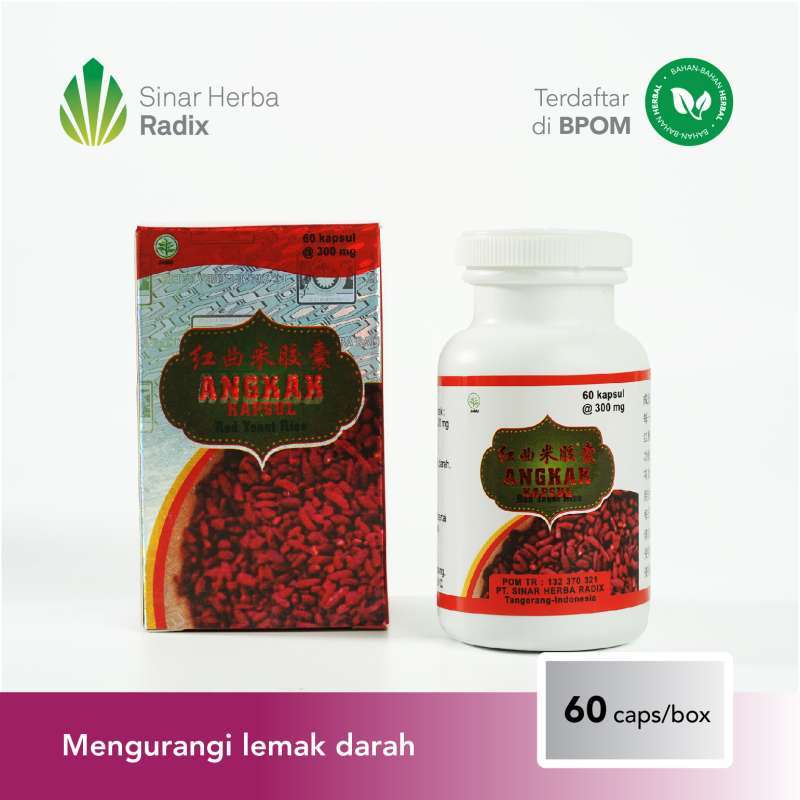 Jual Angkak Kapsul / Red Yeast Rice - Obat Herbal membantu mengurangi ...
