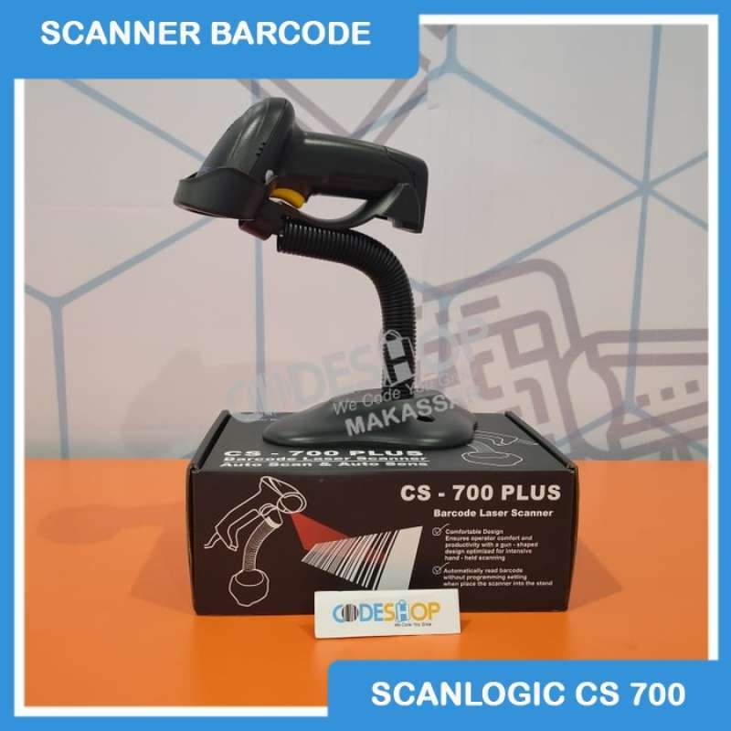 Jual Barcode Scanner Scanlogic Cs-700 Plus 1d Laser Di Seller Codeshop ...