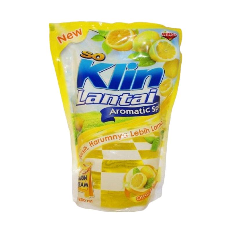 Promo WINGS SO KLIN PEMBERSIH LANTAI KUNING Pch 780 ml - Yellow Diskon ...