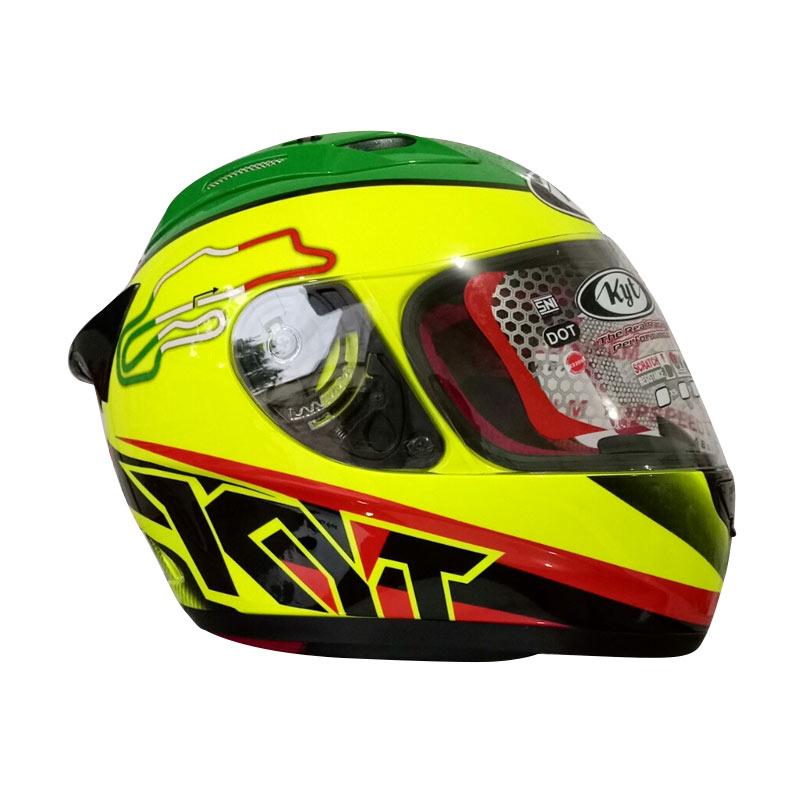 Jual KYT RC7 #15 Circuit Italia Helm Full Face - Yellow - XL di Seller ...