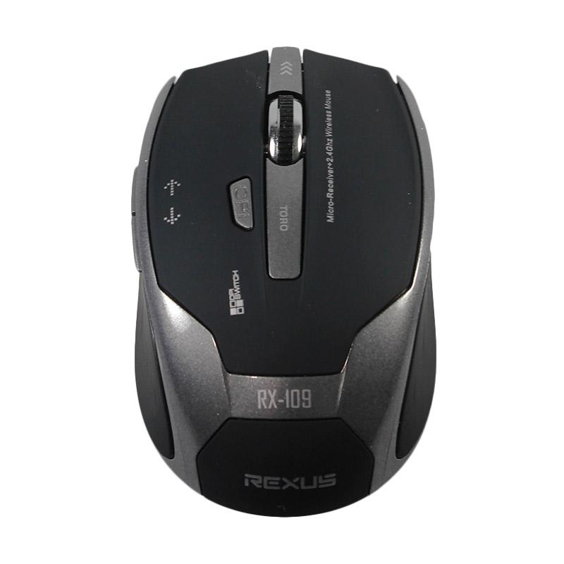 Jual Rexus Rx-109 Wireless Gaming Mouse - Hitam Di Seller Gangsar ...