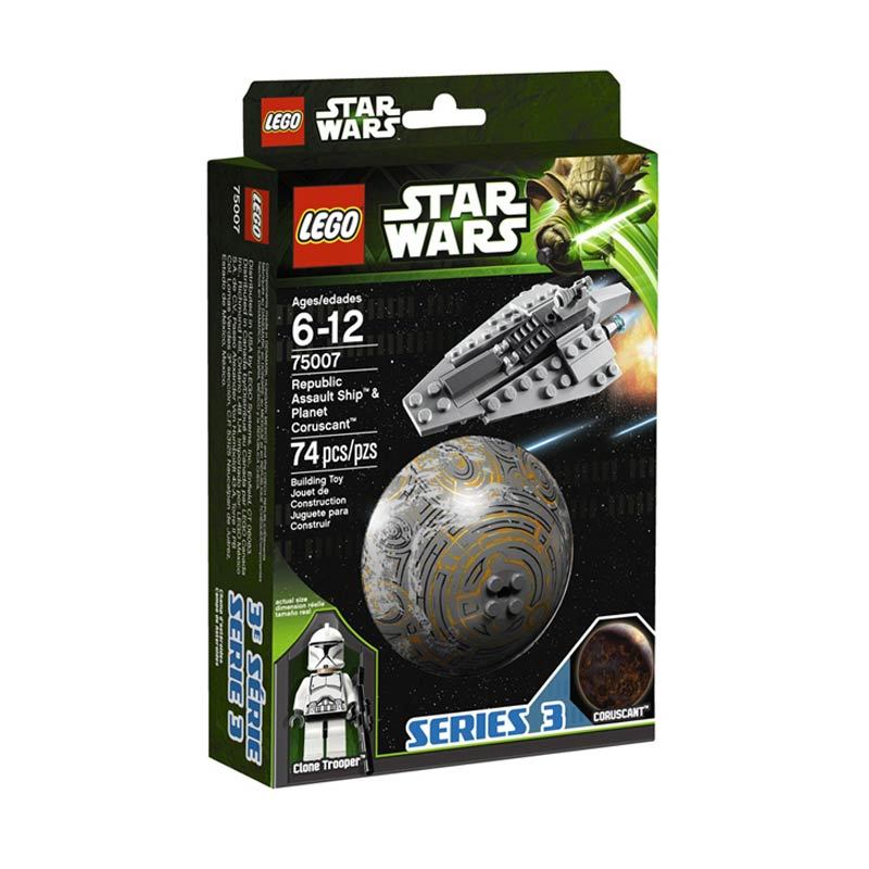 Jual LEGO Republic Assault Ship & Coruscant 75007 Mainan Anak di Seller ...