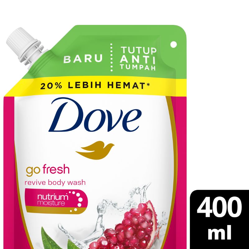 Promo Dove Go Fresh Revive Body Wash Refill [400 mL] Diskon 6% di ...