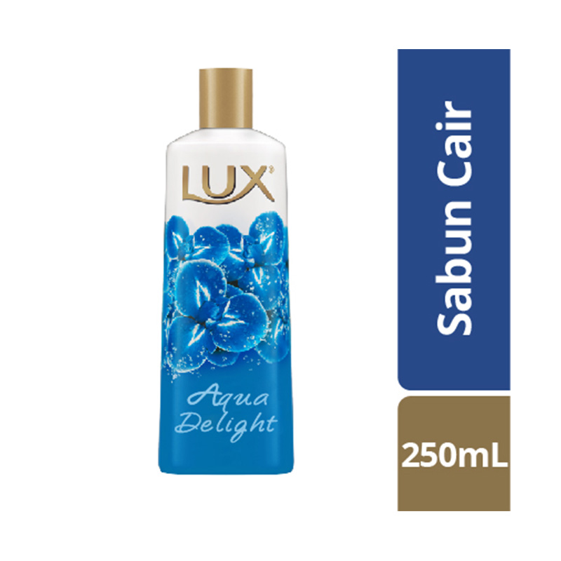 Jual Lux Body Wash Aqua Delight Bottle [250 mL] EXP Agustus 2022 di ...