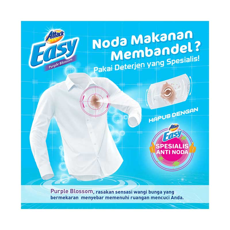 Jual Attack Easy Liquid Purple Blossom Pouch Detergent [800 Ml] Di Seller Bersih Store ...