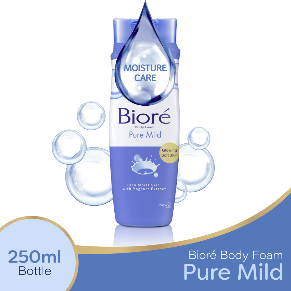 Jual Biore Pure Mild Bottle Body Foam [250 Ml] Di Seller Watsons ...