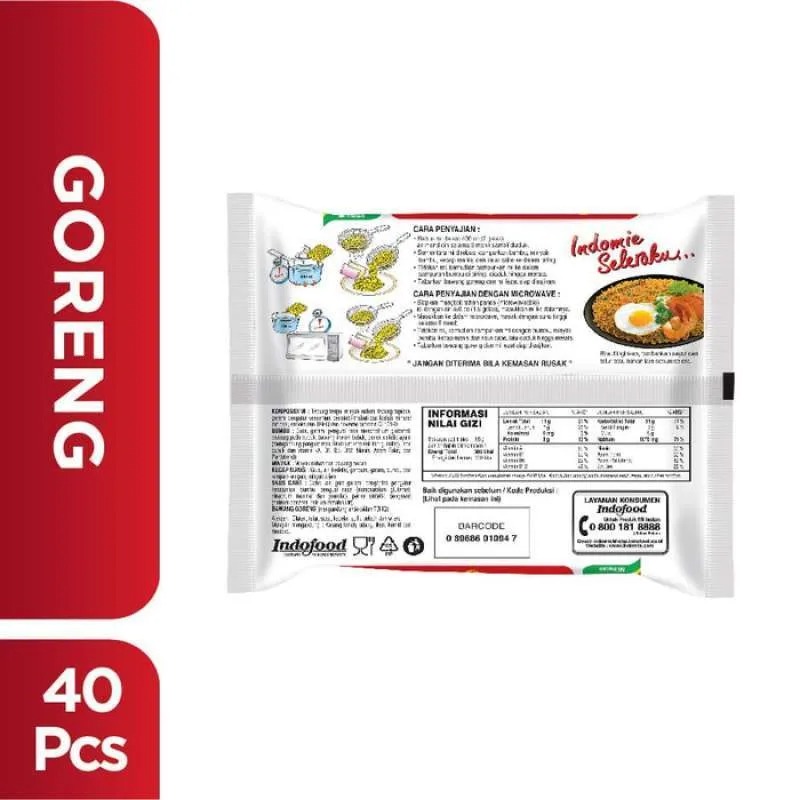 Promo Indomie Goreng Special Mie Instan 85 G [40 Pcs/ 1 Karton] Diskon ...