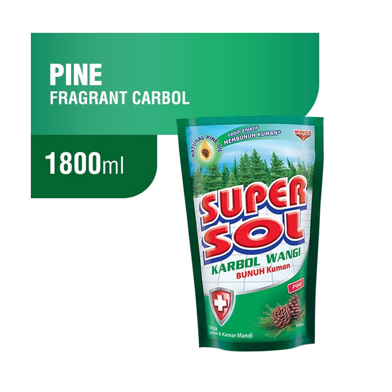 Jual Supersol Carbol Wangi Pine Pouch [1800 ml] SSR 2 di Seller Wilson ...