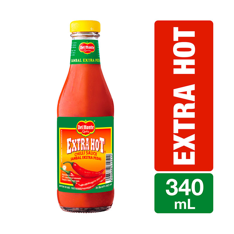 Promo Del Monte 0004 Extra Hot Chilli Sauce [340 mL] Diskon 19% di ...