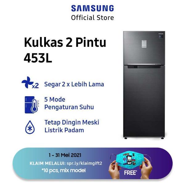 Jual Samsung RT46K6231BS/SE Kulkas 2 Pintu Digital Inverter [453 L/Twin ...