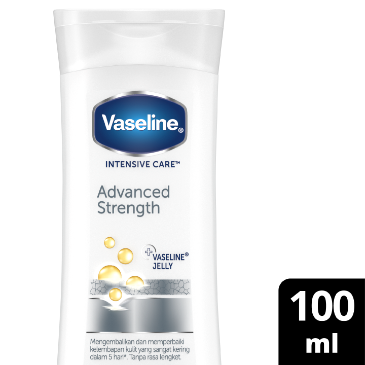 Promo Vaseline Lotion Intensive Care Advanced Strength 100ml Diskon 13% ...