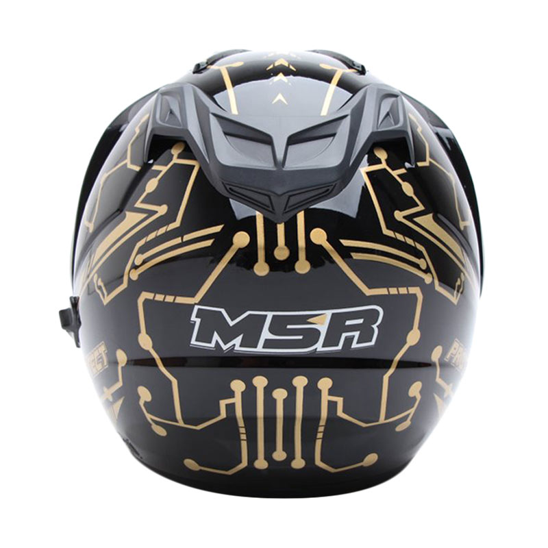 Jual MSR Helmet Impressive - Protect - Hitam Gold di Seller MOFAST ...