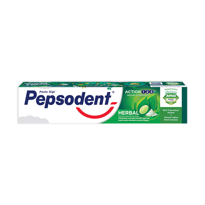 Jual Pepsodent Action 123 Pasta Gigi Herbal 190g Di Seller Tiptop ...