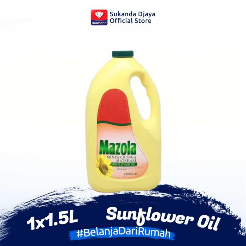 Promo Mazola Sunflower Oil Minyak Bunga Matahari [1.5 L] Diskon 20% di ...