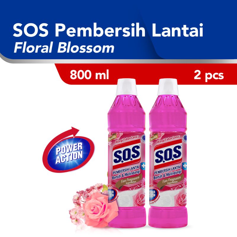 Jual Groceries - Sos Pembersih Lantai Floral Breeze Botol - Pink [800 ...