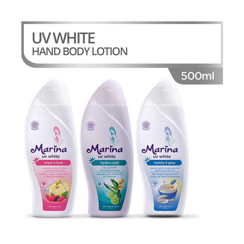 Jual Groceries - Marina Uv White Healthy & Glow Hand And Body Lotion ...