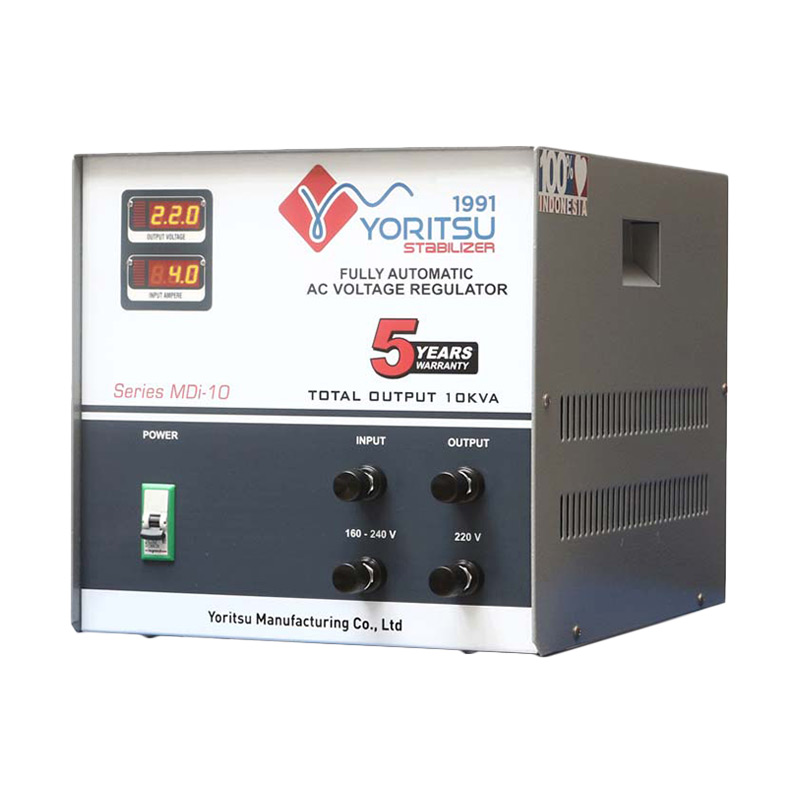 Promo Yoritsu Digital 10 Kva Stabilizer [1 Phase] Diskon 39% Di Seller ...