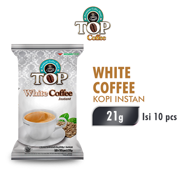 Jual TOP Coffee Kopi White Bag 10X12X21GR di Seller Wings Beverage ...