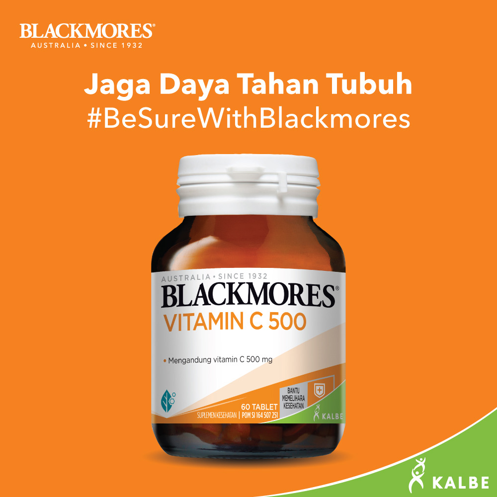 Jual Blackmores BPOM Kalbe Vitamin C 500 mg [60 tablet] di Seller Aira ...