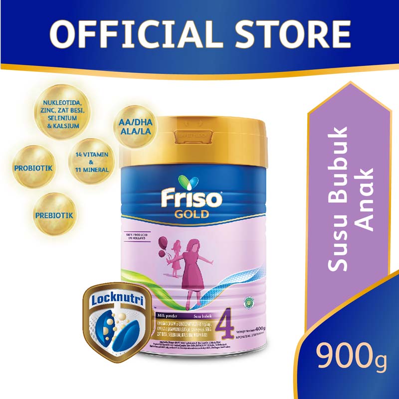 Jual Friso 4 Gold Tin Susu Formula [900 G] Di Seller Nmbaby Official ...