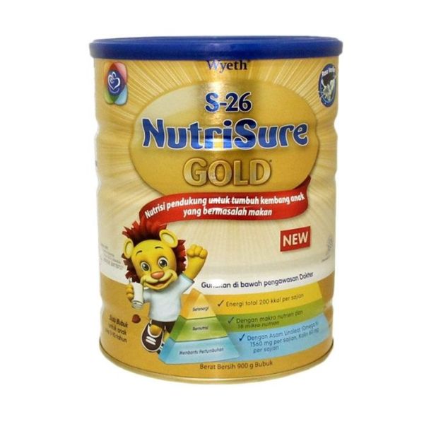 Jual S26 Nutrisure Gold Susu Formula [900 g] Untuk Usia 1 - 10 Tahun di ...