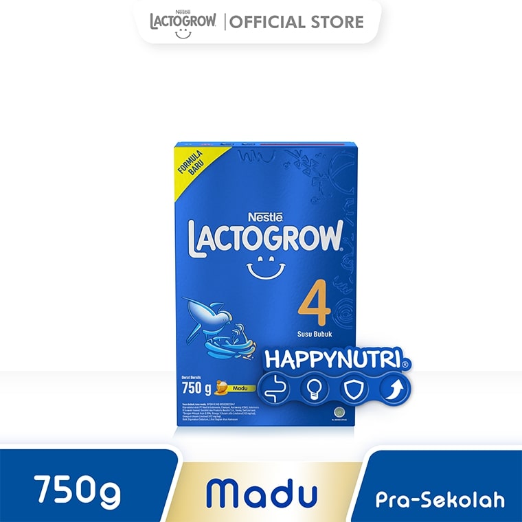 √ Nestle Lactogrow 4 Susu Pertumbuhan Rasa Madu 3-5 Tahun Box 750g ...