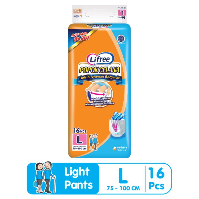 Promo Lifree Light Popok Celana Dewasa Jumbo L [16 Pcs] Diskon 26% Di ...