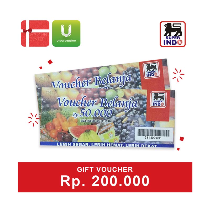 Jual Superindo - Voucher Fisik Rp. 200.000 Di Seller Ultra Voucher Vc ...
