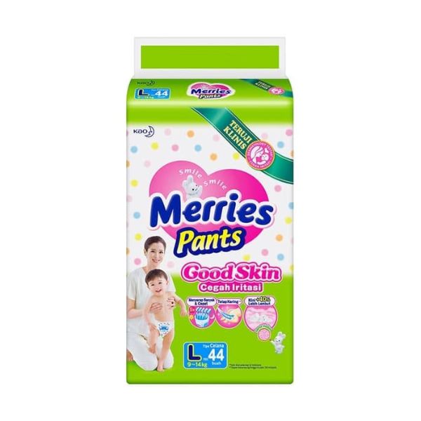 Jual Merries Pants Good Skin Popok Bayi [size L/44 Pcs] Di Seller ...
