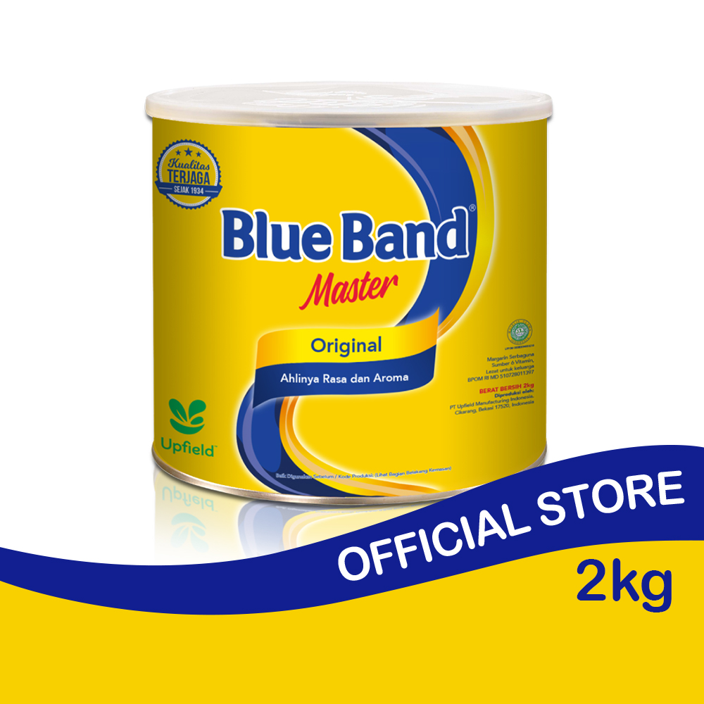 Promo BLUE BAND Master Original Margarine [Tin/ 2 Kg] Diskon 26% di ...