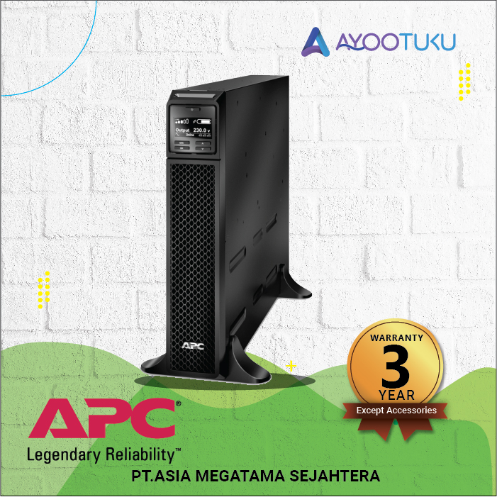 Jual APC Smart-UPS SRT 3000VA 230V | SRT3000XLI di Seller Radja Network ...