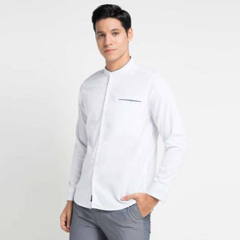 Jual Triple Kemeja Koko (ls Kk 351 Wht) Lengan Panjang Regular Fit - S ...