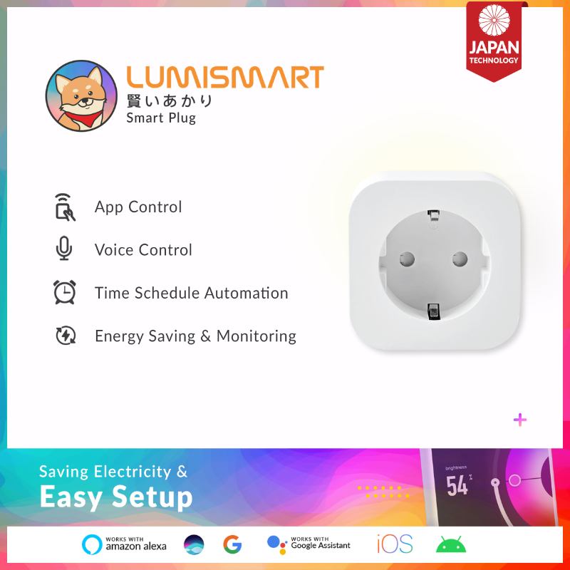 Jual LUMISMART SMART PLUG SOCKET STOP KONTAK WIFI WIRELESS - Putih di ...