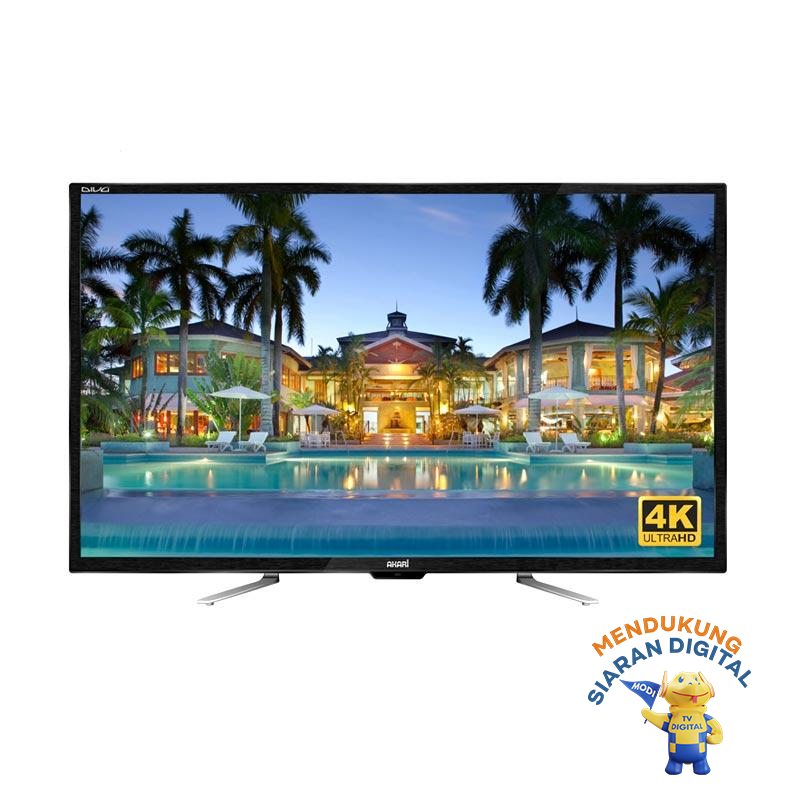 Jual Akari 55D88 UHD LED TV - Hitam [55 Inch/4K/USB Movie] - Black di ...