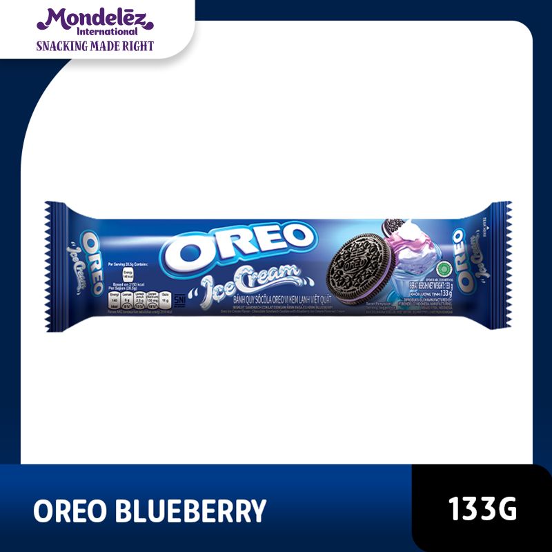 Promo Oreo Biskuit Blueberry Ice Cream Regular [119.6g] Halal Diskon 25 ...