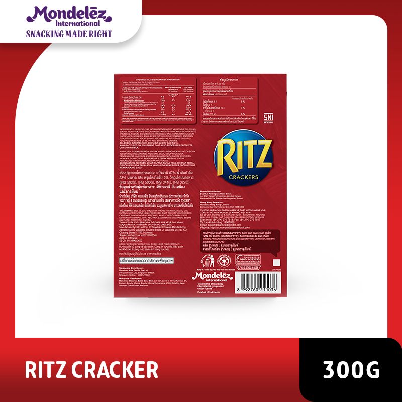 Promo Ritz Biskuit Original Box [300g] Diskon 8% Di Seller Mondelez ...