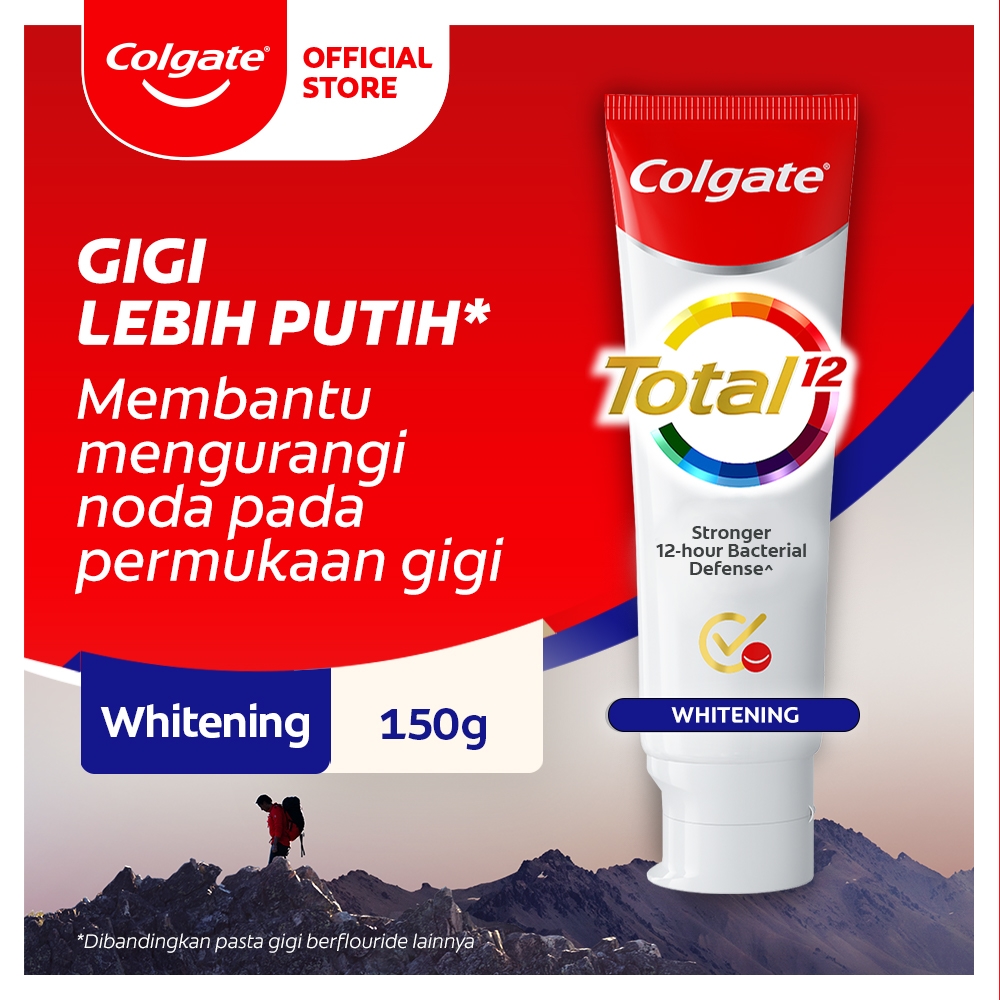 Promo Colgate Total Professional Whitening Toothpaste Pasta Gigi [150 G ...