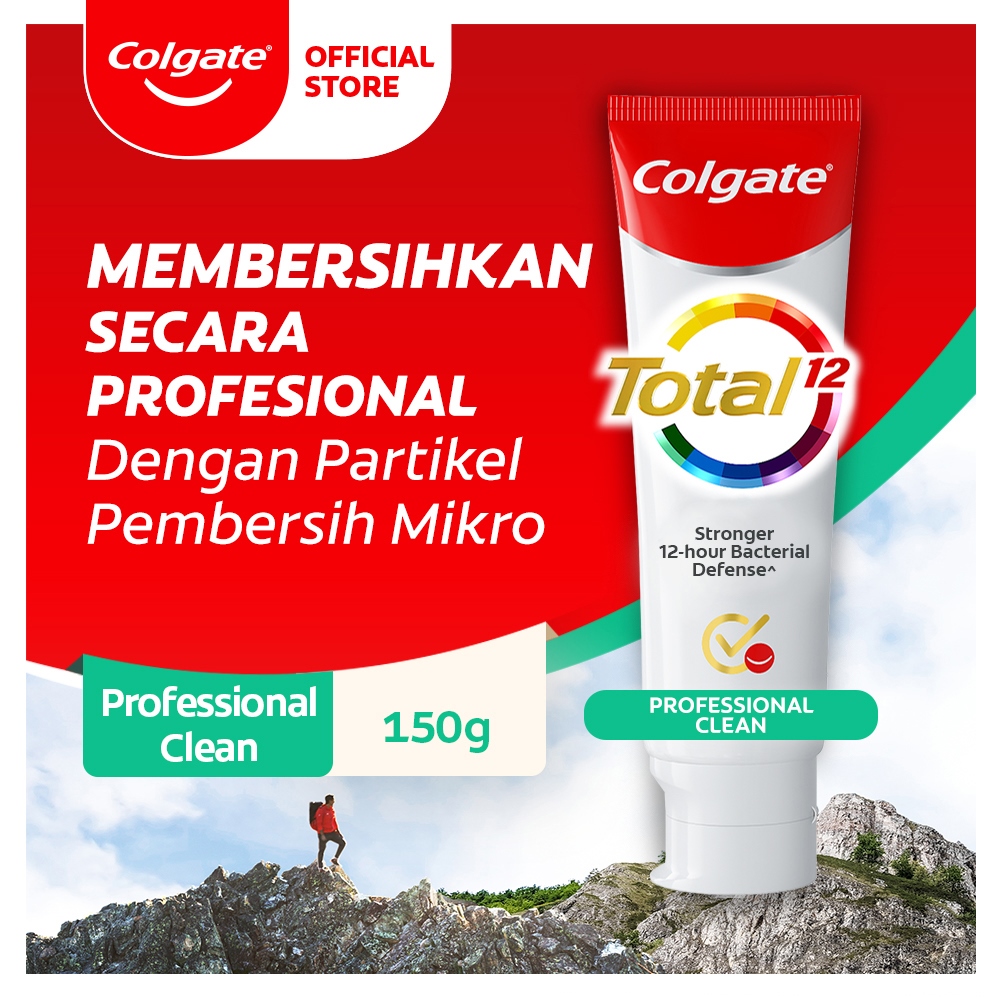 Promo Colgate Total Professional Clean Gel Toothpaste Pasta Gigi [150 g ...