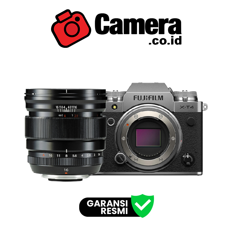 Jual FUJIFILM X-T4 FUJI XT4 Body Only + XF 16mm f/1.4 di Seller Camera.co.id Official Store ...