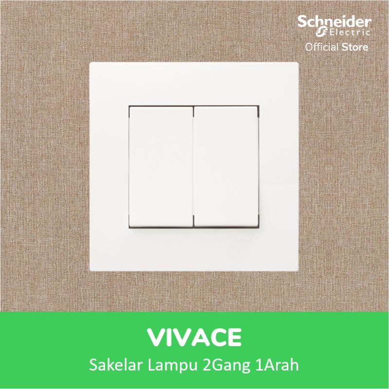Promo Schneider Electric Vivace Saklar Lampu - 2 Gang 1 Arah - Kb32_1 ...